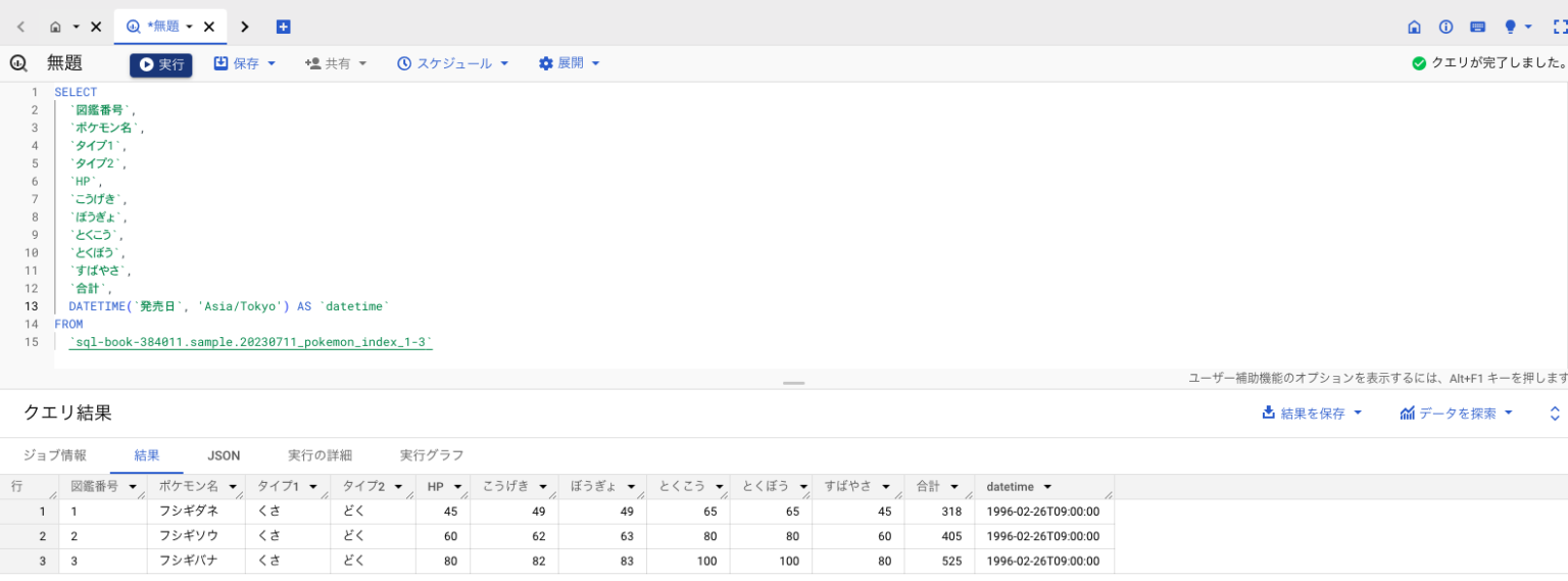 【BigQuery】TIMESTAMP型をDATETIME型に変換する方法 - テックパンプ